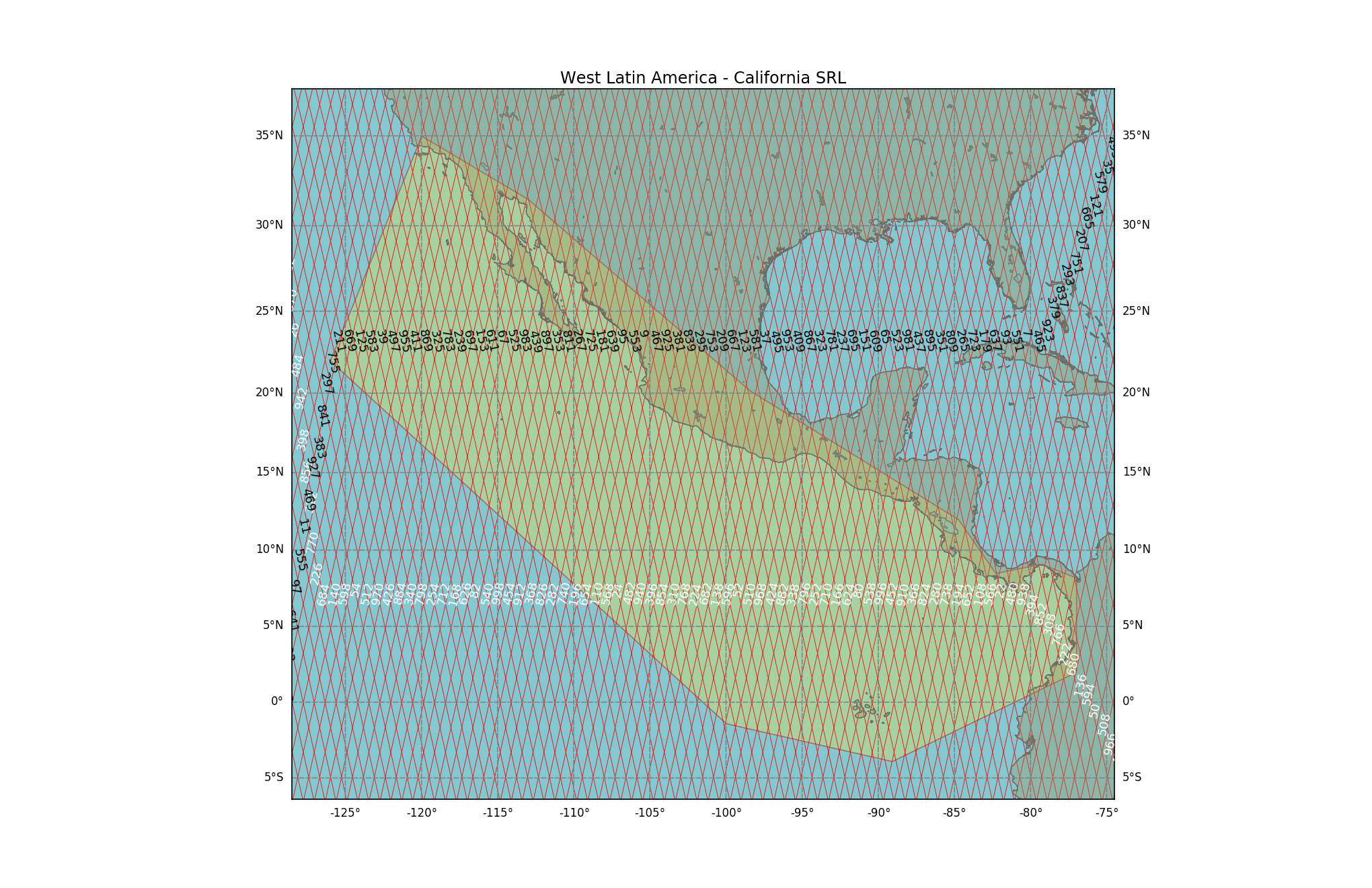 West Latin America - California